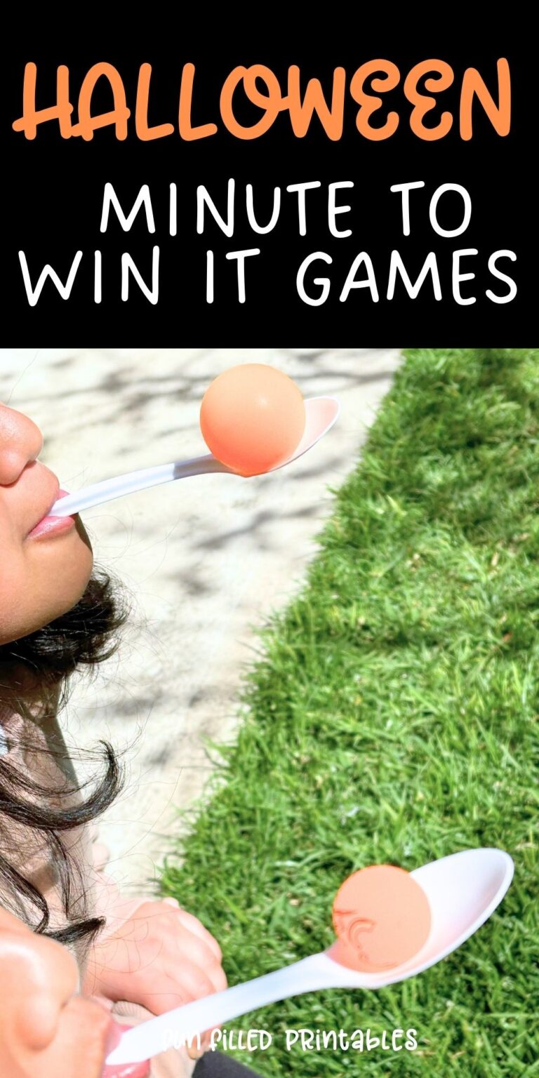 30 Fun Halloween Minute To Win It Games - funfilledprintables
