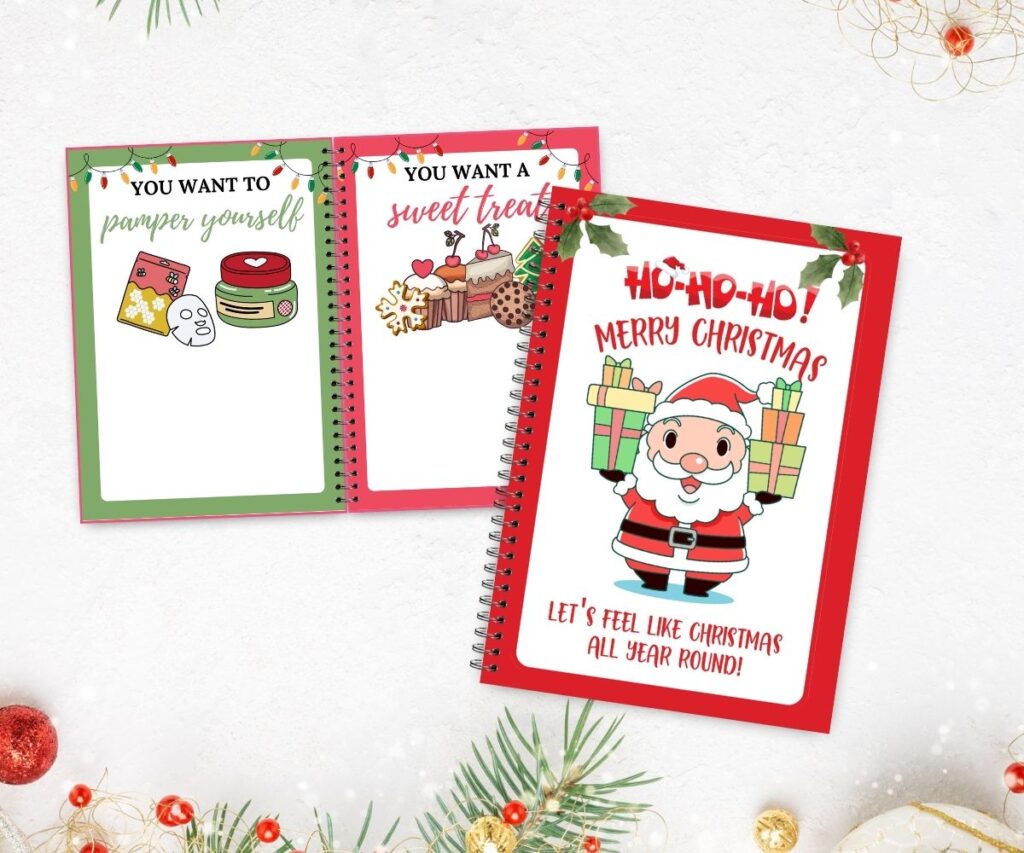 How To Make DIY Christmas Gift Card Book Printable - funfilledprintables