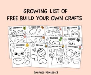 Build Your Own Mermaid Free Printable Mermaid Craft - funfilledprintables