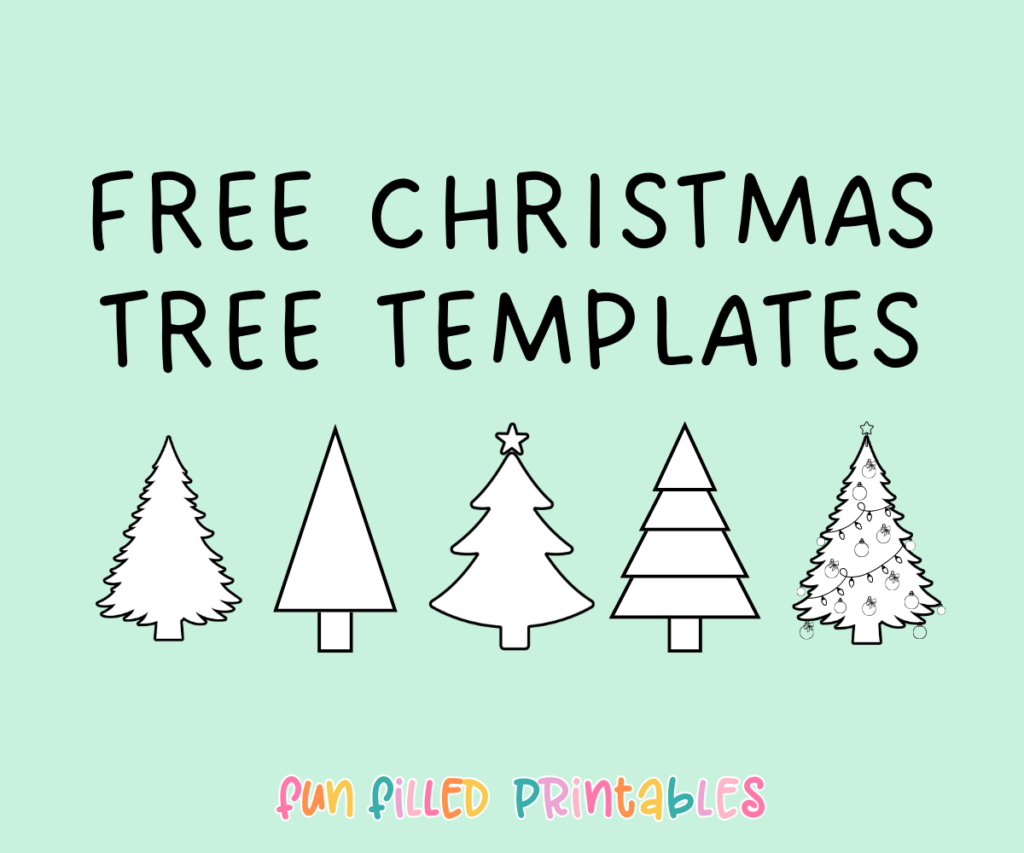 FREE BUILD A CHRISTMAS TREE PRINTABLE CRAFT - funfilledprintables