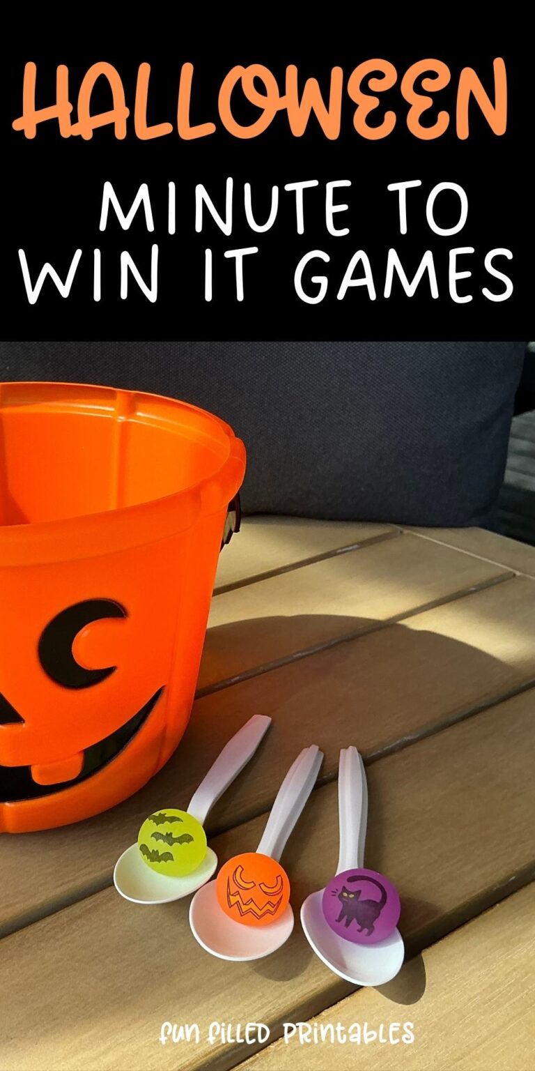 30 Fun Halloween Minute To Win It Games - funfilledprintables
