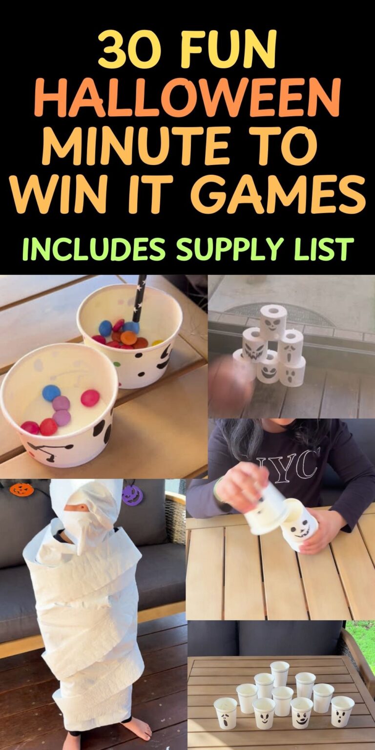 30 Fun Halloween Minute To Win It Games - funfilledprintables