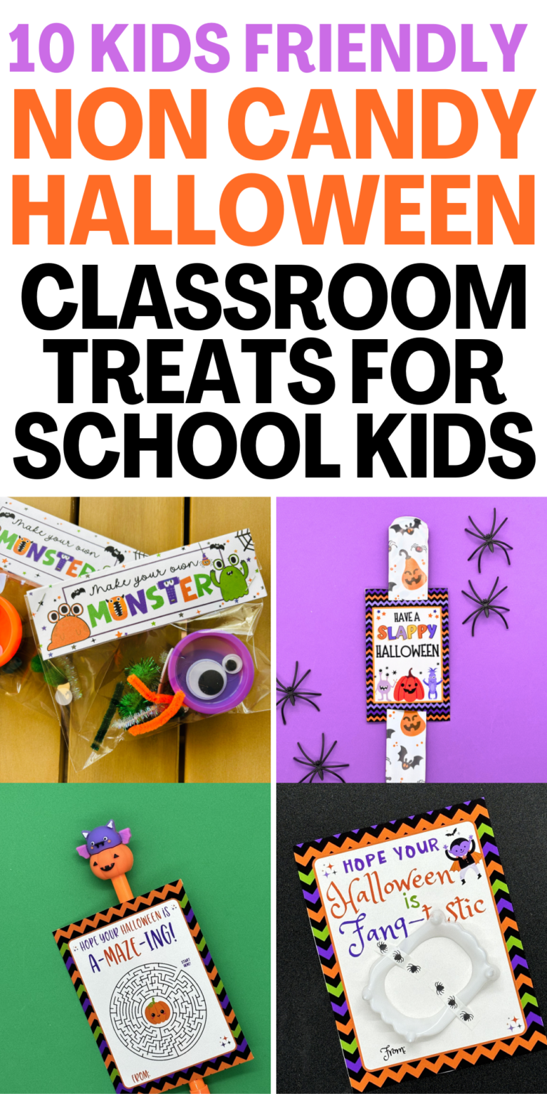 Kid Friendly Non Candy Halloween Classroom Treats Bag Ideas